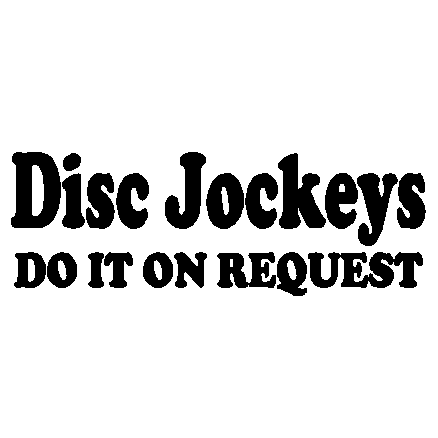 Disc Jockeys Decal 30 - Pro Sport Stickers