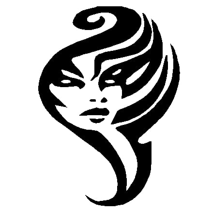 Tribal Face Decal - 733 - Pro Sport Stickers