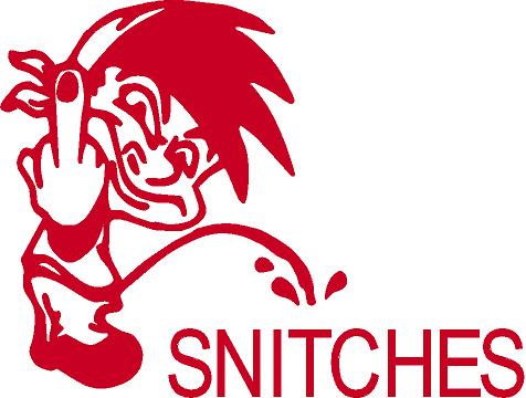 PEEON SNITCHES DIE CUT DECAL - Pro Sport Stickers