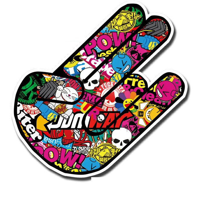 shocker decal color guy sticker - Pro Sport Stickers