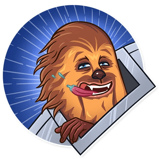 chewbacca wookiee star wars sticker 9 - Pro Sport Stickers
