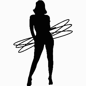 Hula Hoops Sticker 34, hooping decals, hula hoop sticker, comic book ...