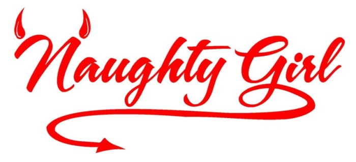 Naughty Girl With Horns Decal Pro Sport Stickers