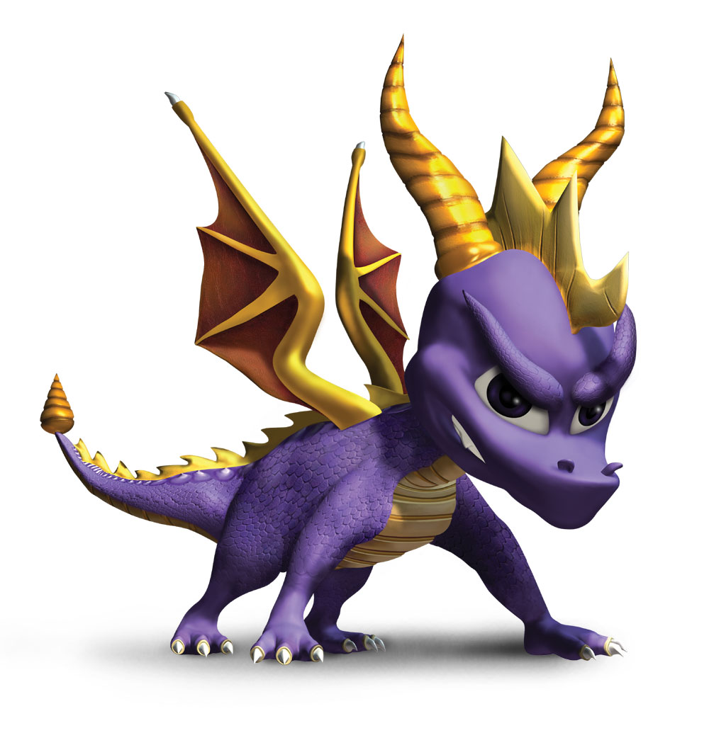 Spyro_the_Dragon_from_Spyros_game - Pro Sport Stickers