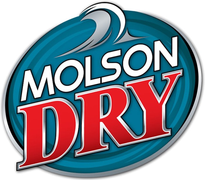 Molson dry logo - Pro Sport Stickers