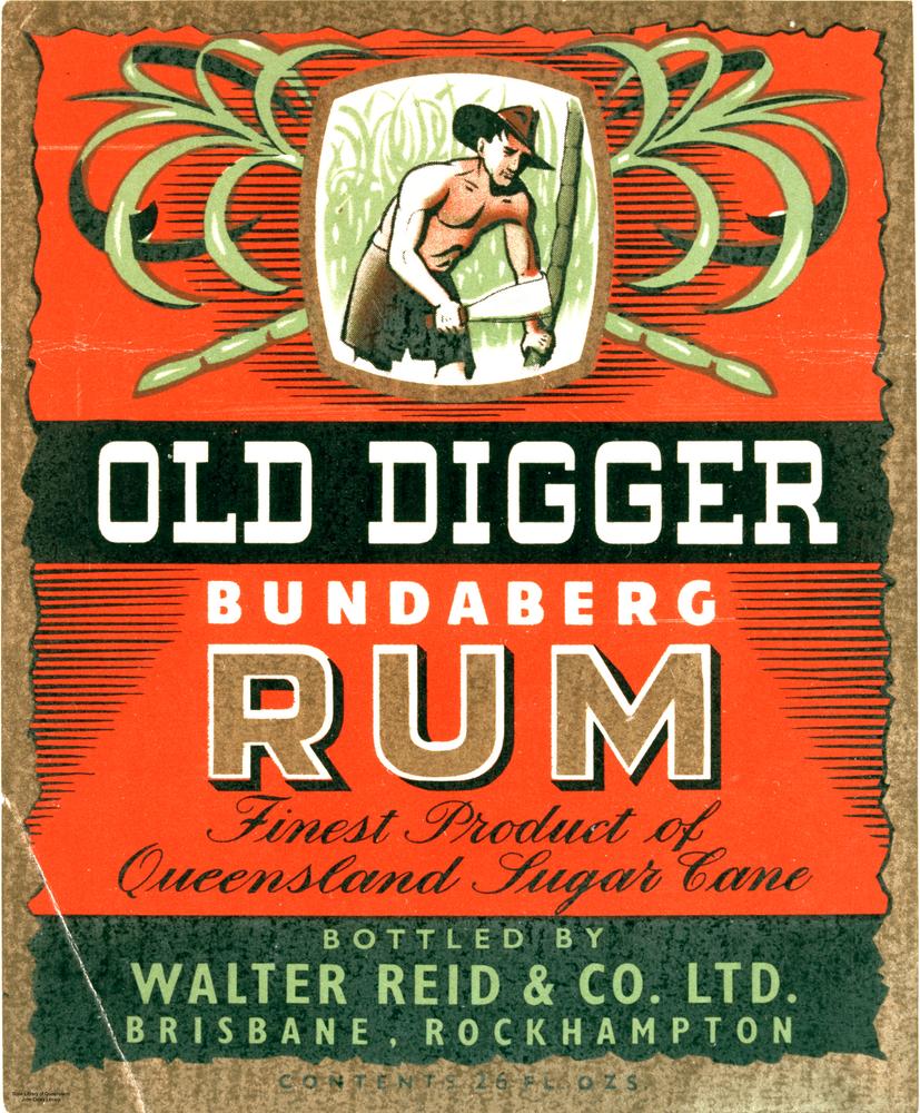 OLD DIGGERS RUM LABEL – Pro Sport Stickers