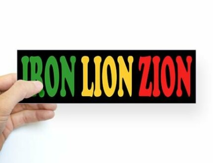 Rasta and Reggae Bumper Stickers 05 - Pro Sport Stickers
