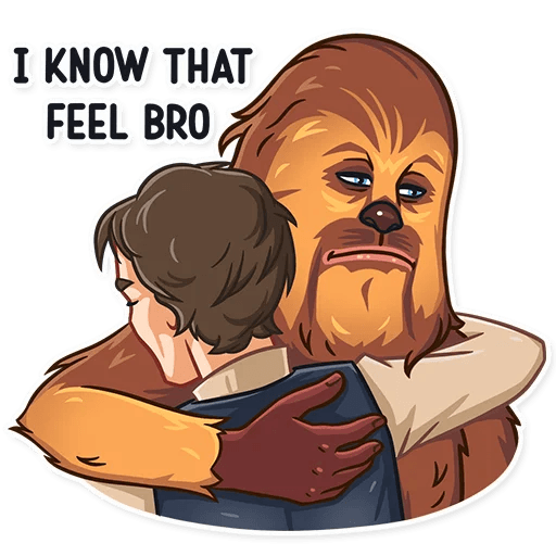 chewbacca wookiee star wars sticker 5 - Pro Sport Stickers