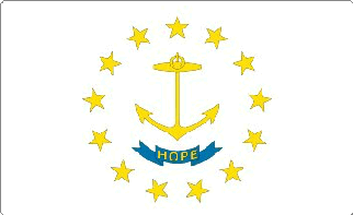Rhode Island State Flag Decal - Pro Sport Stickers
