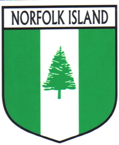 Norfolk Island Flag Crest Decal Sticker - Pro Sport Stickers