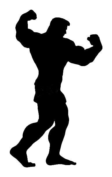 Bodybuilder Decal 2 - Pro Sport Stickers