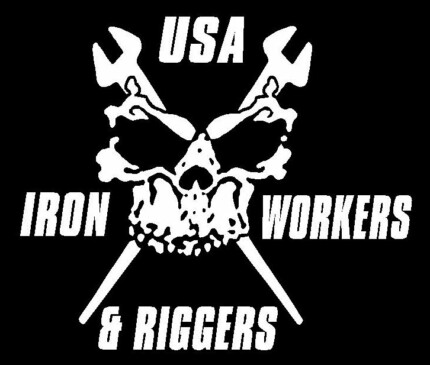 Iron Workers and Riggers Skull Decal - Pro Sport Stickers