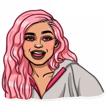 kardashian family_celebrity sticker 18 - Pro Sport Stickers