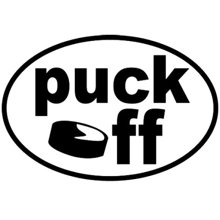 Puck Off Decal Sticker - Pro Sport Stickers
