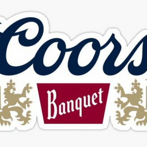 COORS BANQUET LOGO BEER STICKER - Pro Sport Stickers
