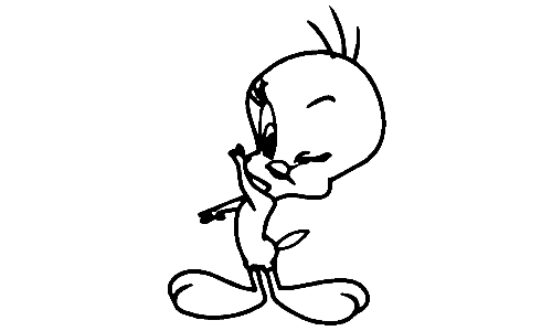 Tweety Decal 3 - Pro Sport Stickers