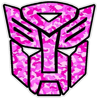 Camo PINK Autobot - Pro Sport Stickers