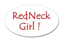 Redneck Girl Oval Vinyl Decal Sticker - Pro Sport Stickers