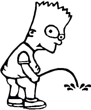 Bart Peeon Die Cut Decal Sticker - Pro Sport Stickers