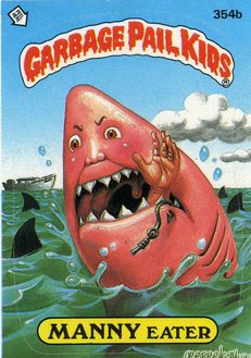 MANNY Eater Funny Decal Name Sticker - Pro Sport Stickers