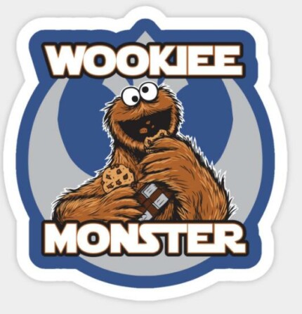 STAR WARS Wookiee Monster Sticker - Pro Sport Stickers