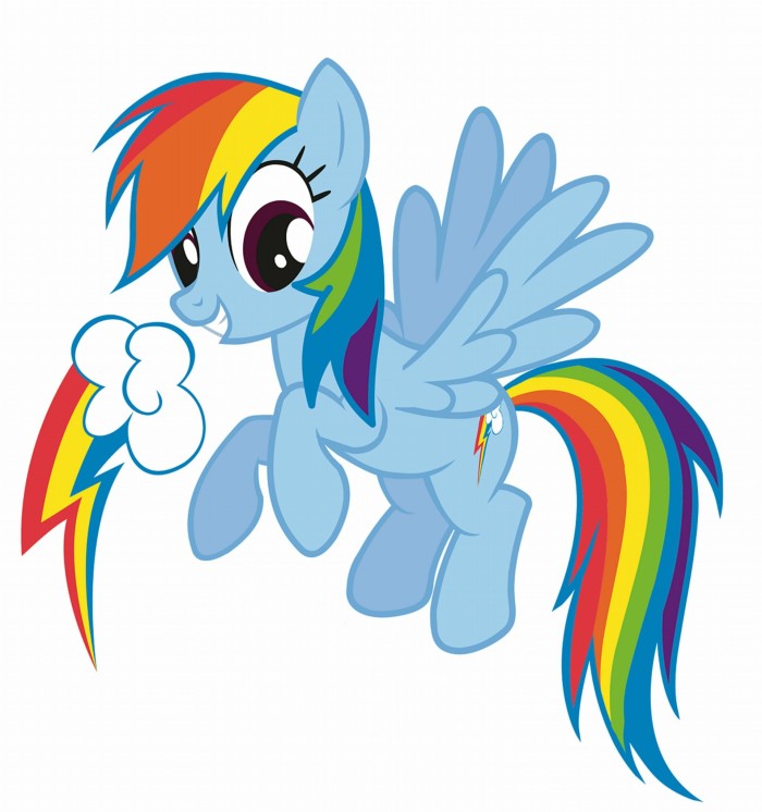 my little pony blue sticker 2 - Pro Sport Stickers