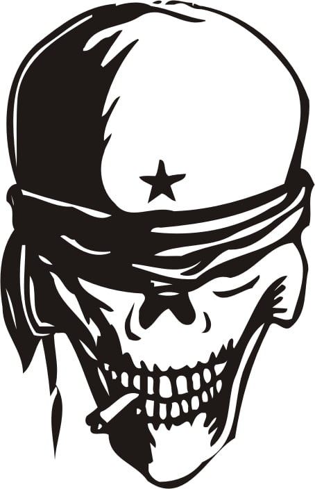 Skull 2 Decal - Pro Sport Stickers